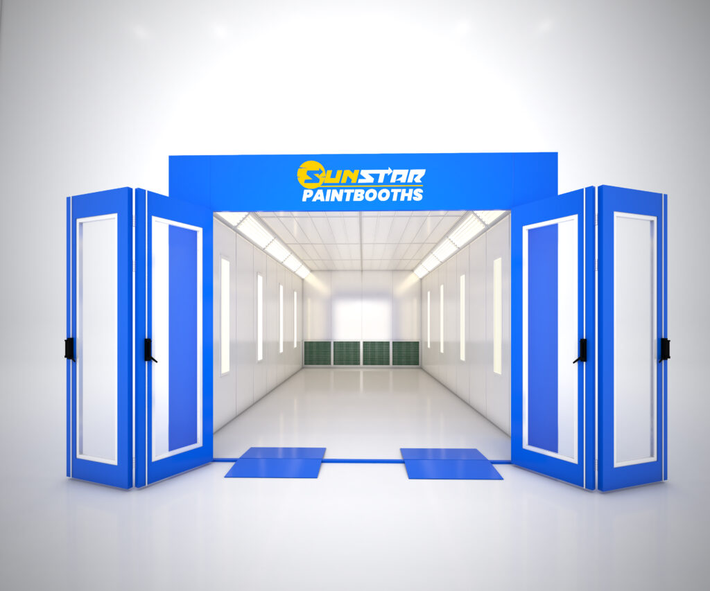 Semi Downdraft Spray Paint Booth | Sunstar Paint Booths
