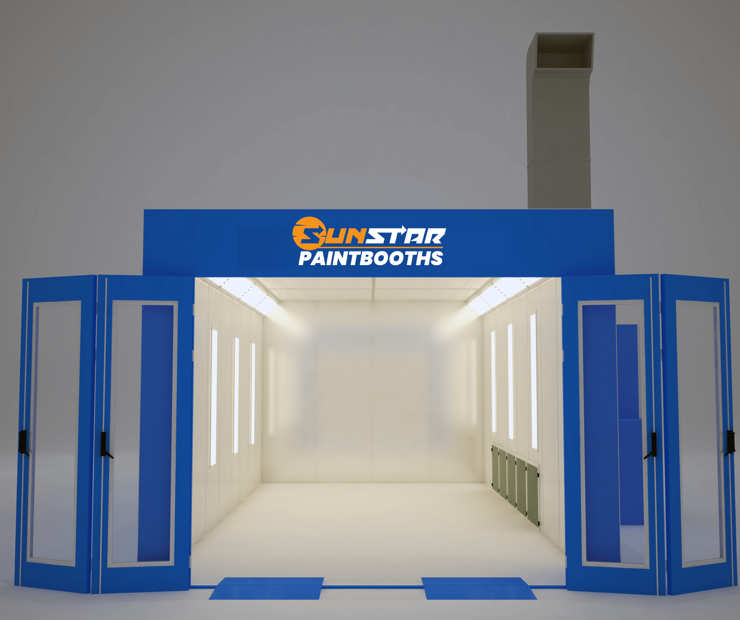Side Downdraft Spray Paint Booth | Sunstar Paint Booths